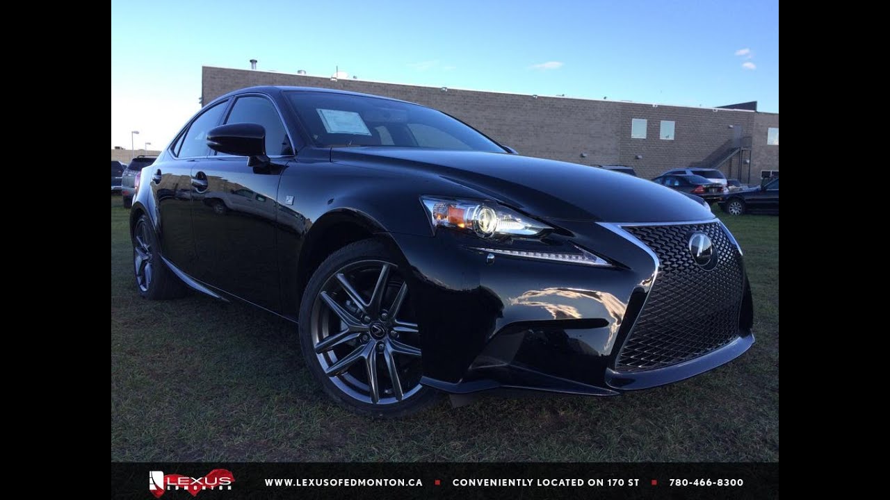 New Black 2015 Lexus IS 250 AWD F Sport Series 3 In Depth Review ...