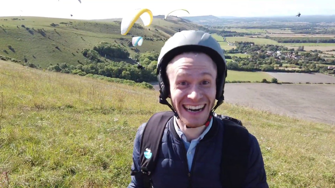 Low Save to Base Devil's Dyke 1.1 Alex Ottaway Pilot Pro Course day 2 ...