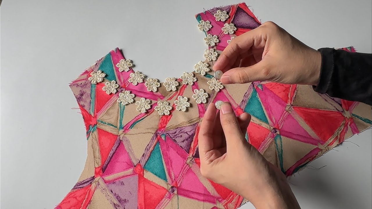 Simple and creative Baby frock design | tips and tricks | for beginners ...