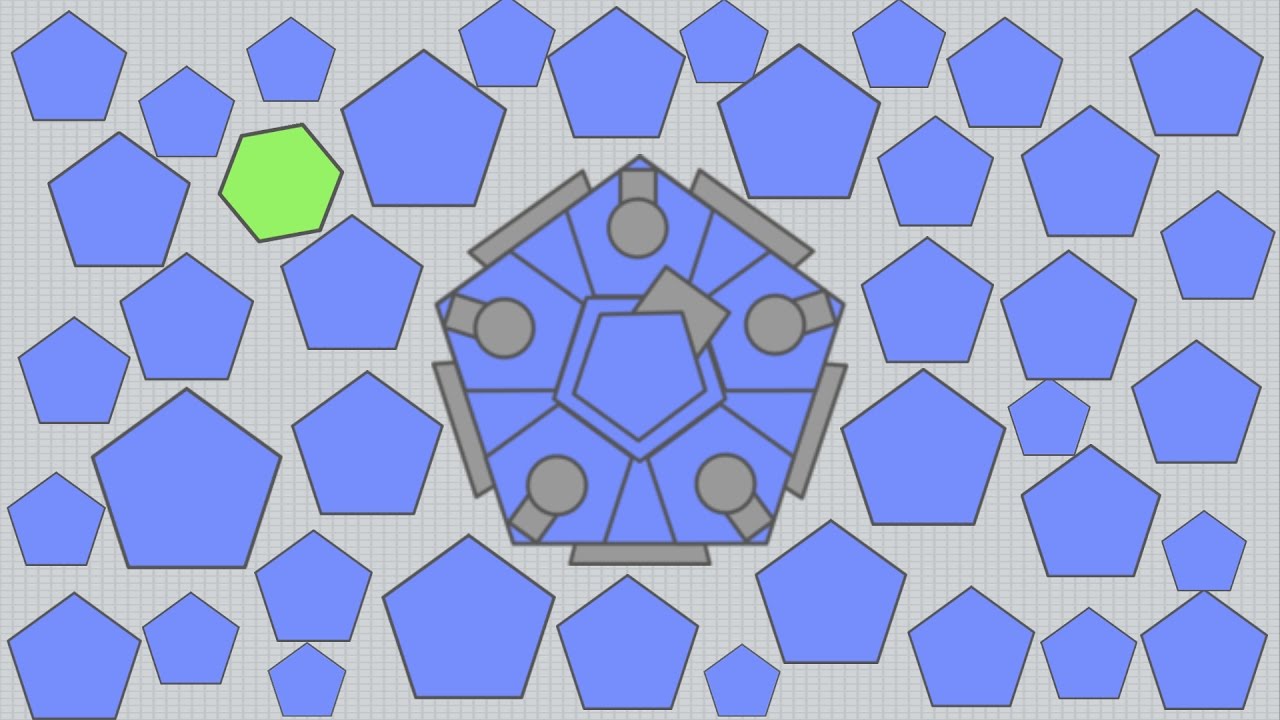 NEW DIEP.IO BOSS! [NEW] Diep.io UPDATE Omega Pentagon Boss [Diep.io ...