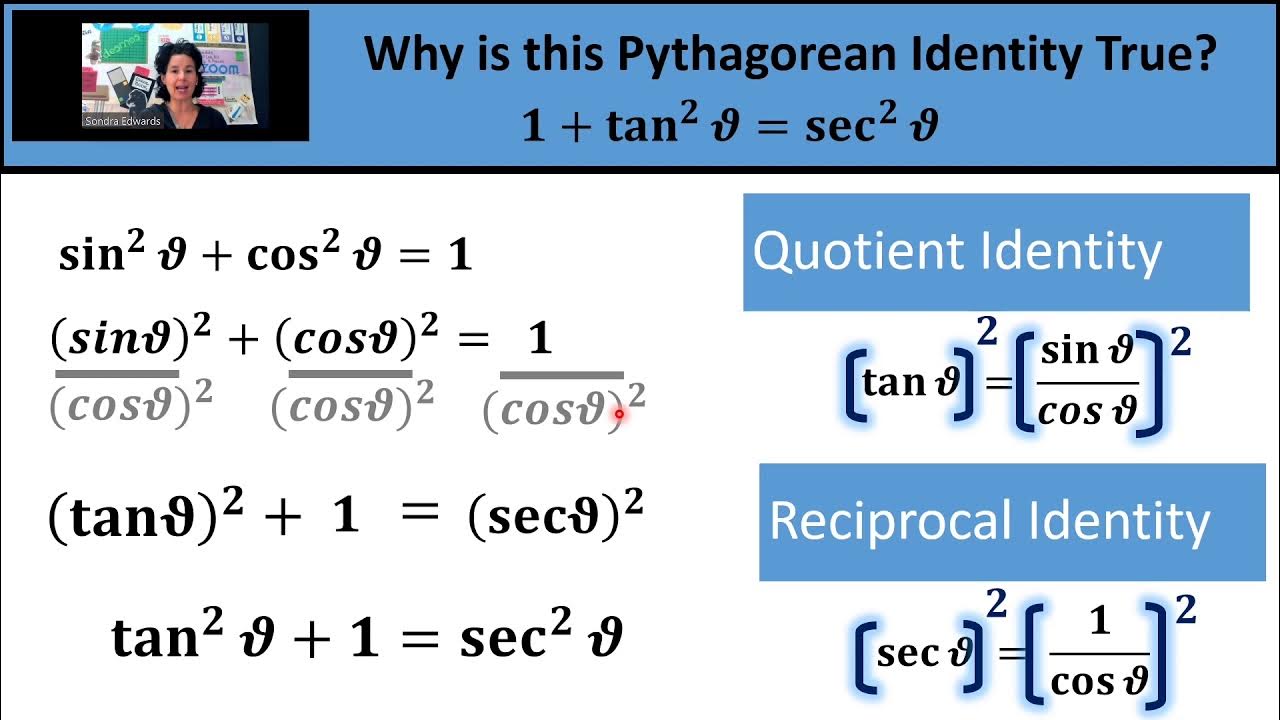 Prove Pythagorean identities. Use identities to evaluate trig functions ...