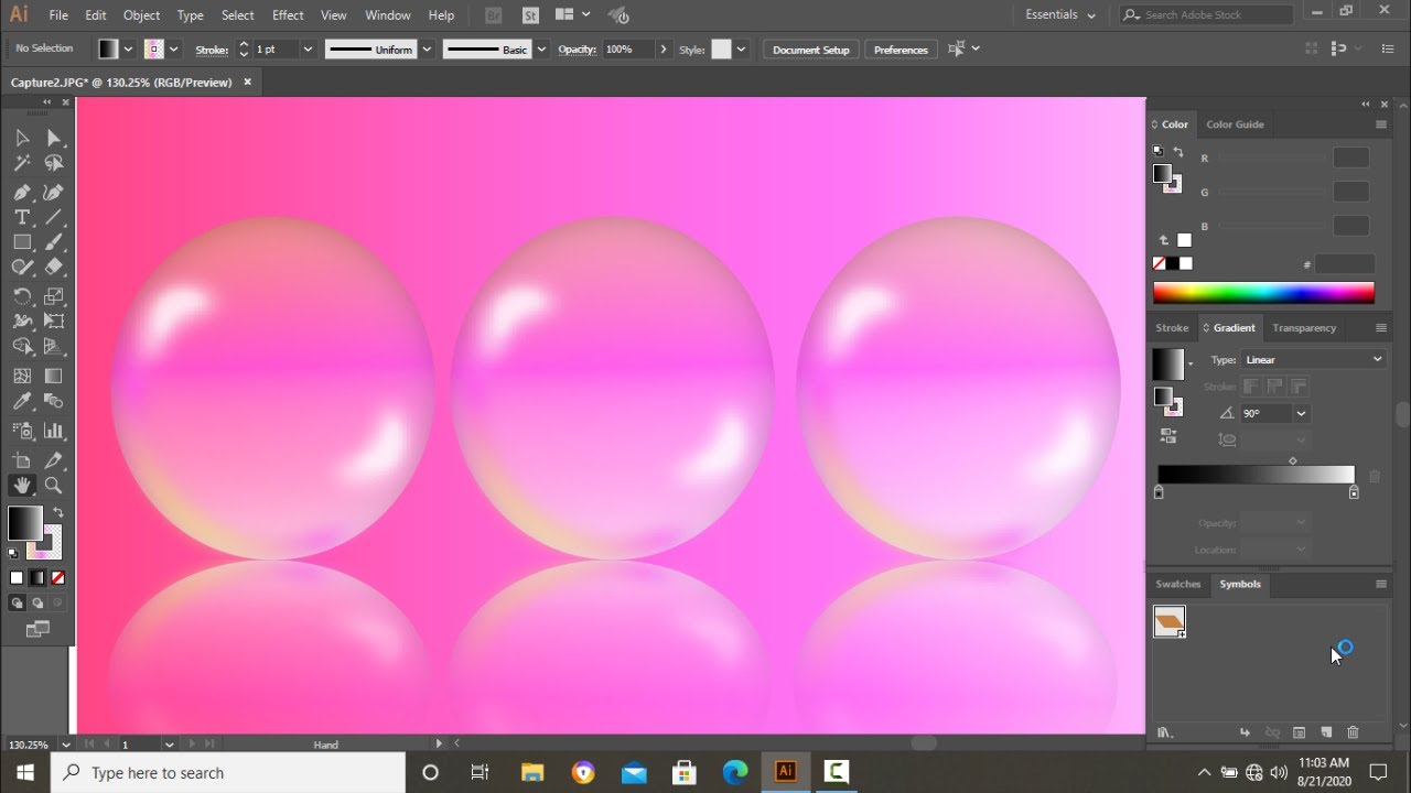 How to create glass effect in Adobe illustrator - YouTube