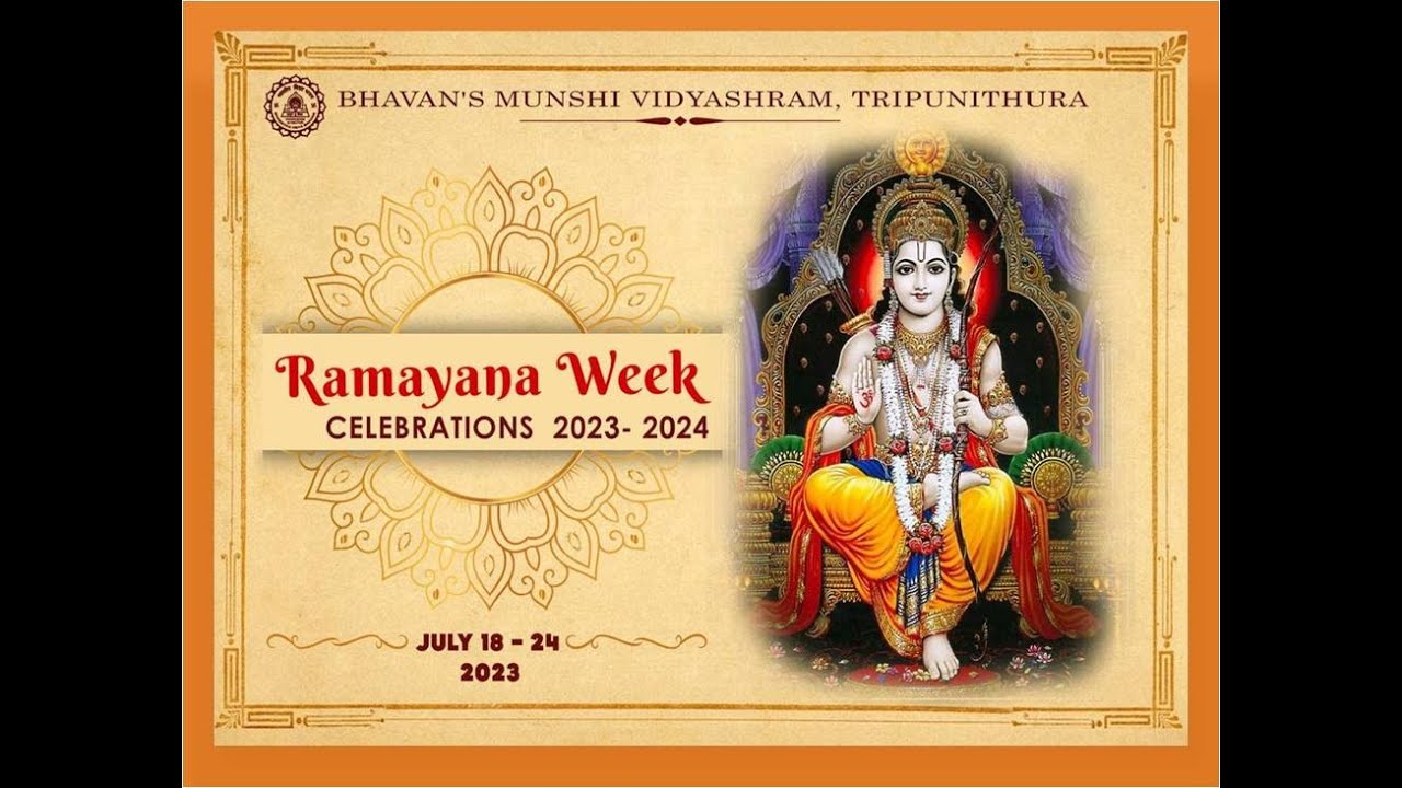 RAMAYANA WEEK CELEBRATIONS - DAY 4(Saturday) - YouTube