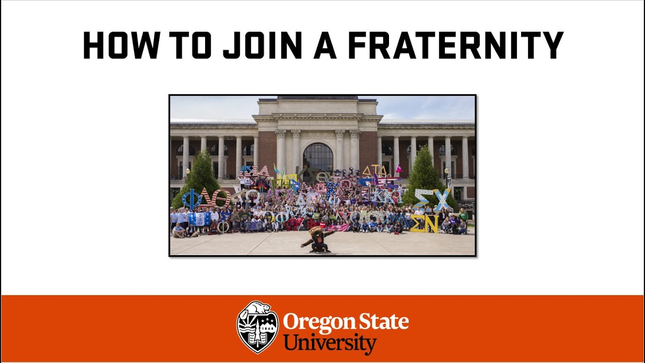 How to Join a Fraternity - 2020 START Info Session - YouTube