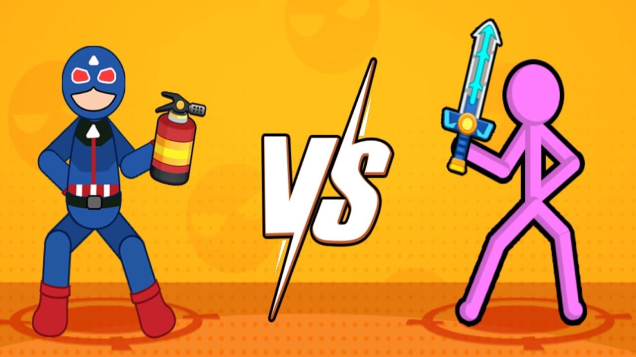 stick fighters game play - YouTube