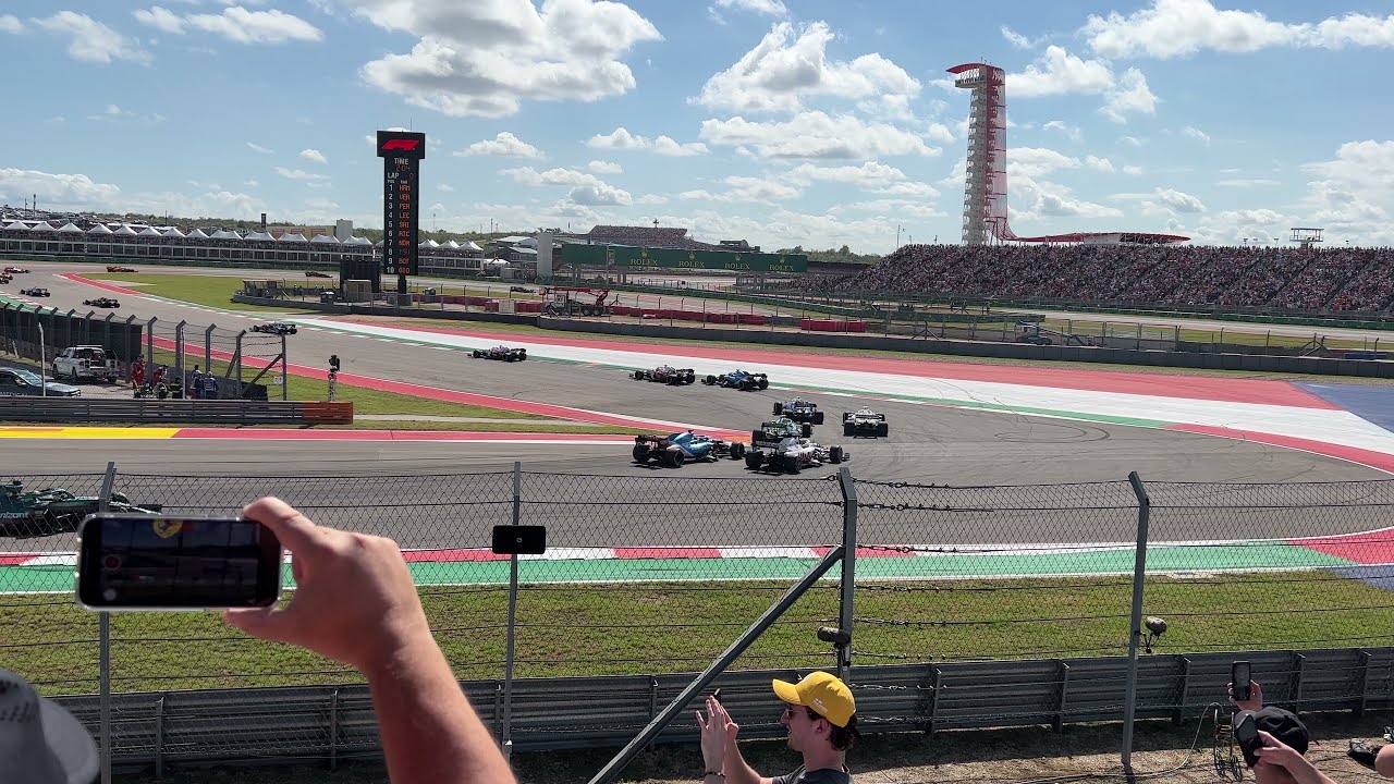 2021 U.S Grand Prix/COTA turn 12 view - YouTube