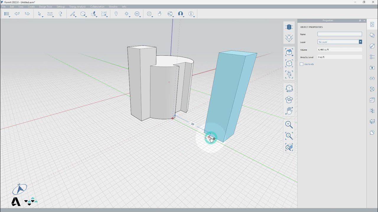 2.6 FormIt Snippets - Advanced Modeling Tools: Cut and Join - YouTube