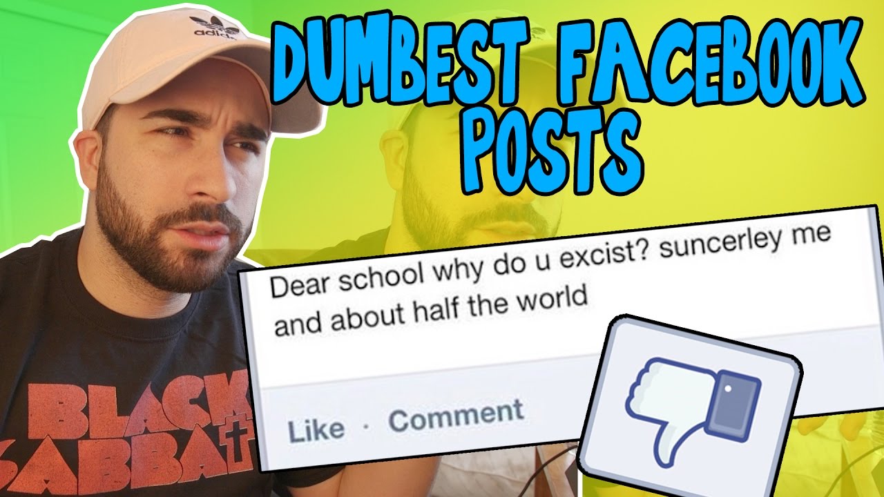 TOP 10 WORST FACEBOOK STATUS POSTS EVER !!! - YouTube