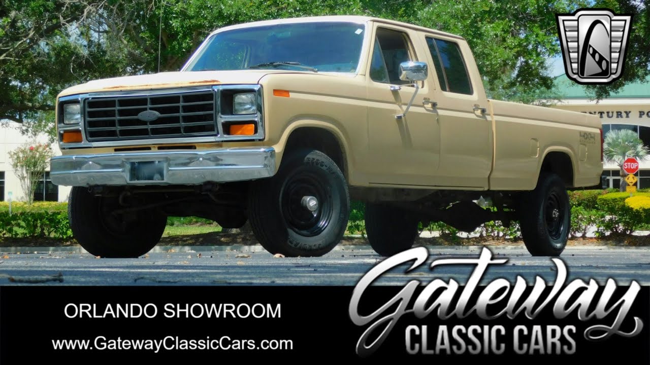 1984 Ford F350 Crew Cab 4x4 For Sale at Gateway Classic Cars - Orlando ...