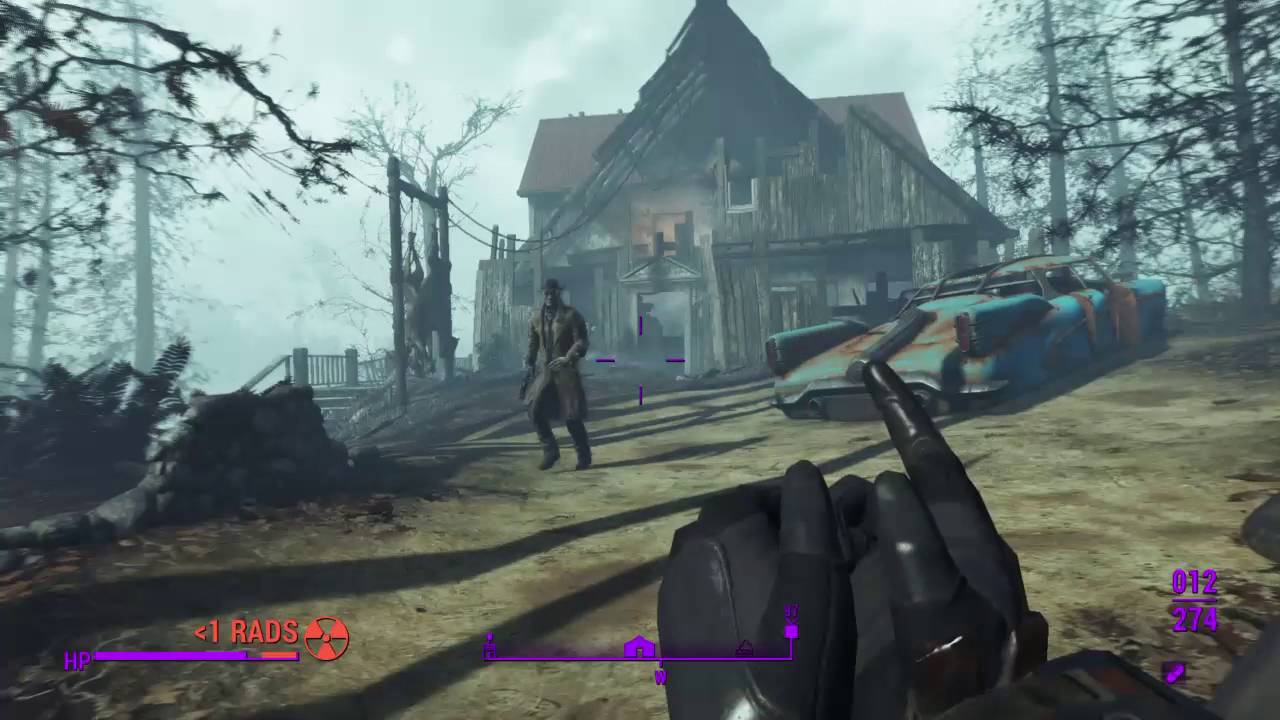 Fallout 4 Invisible Gun Glitch - YouTube