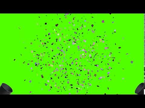 Confetti Green Screen Effects [Chroma Key]