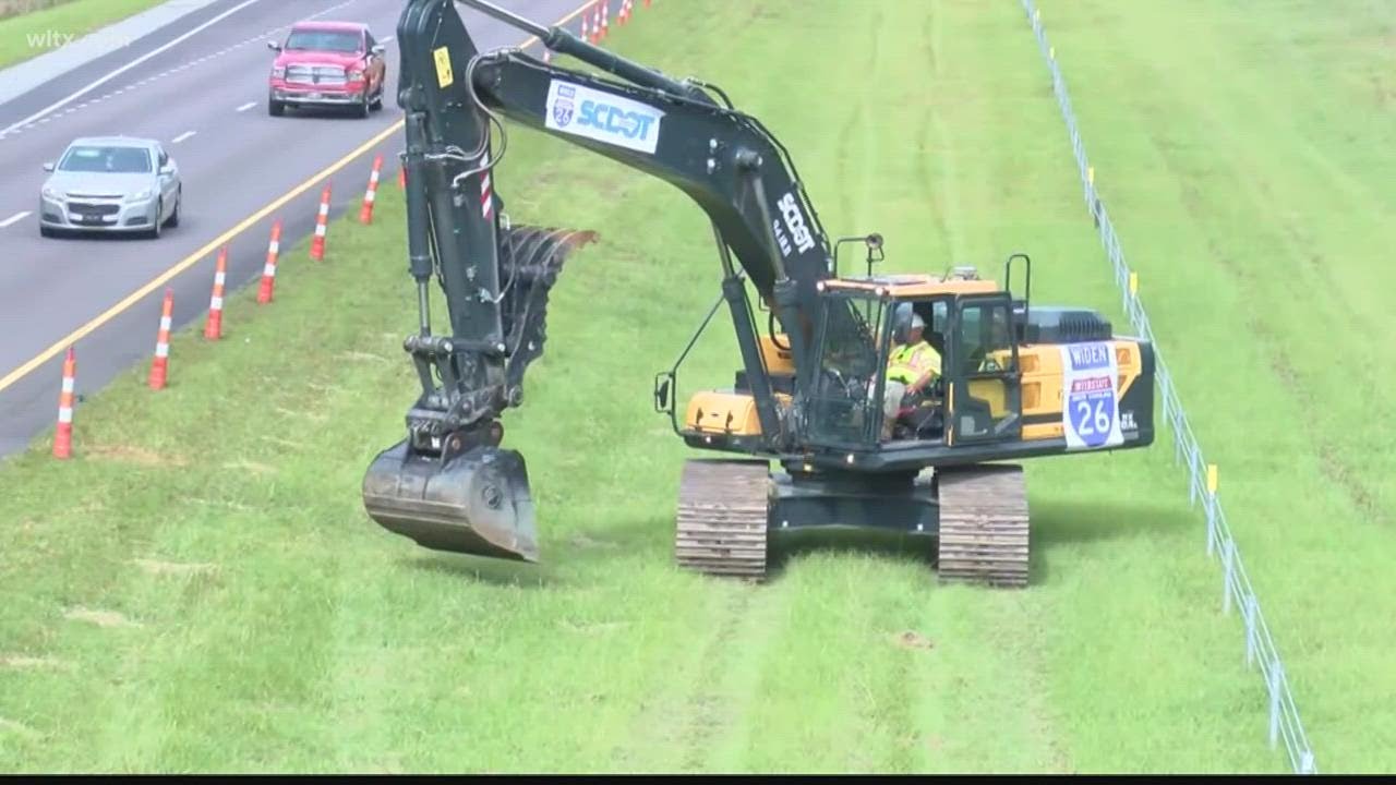 I-26 expansion project in South Carolina gets underway - YouTube