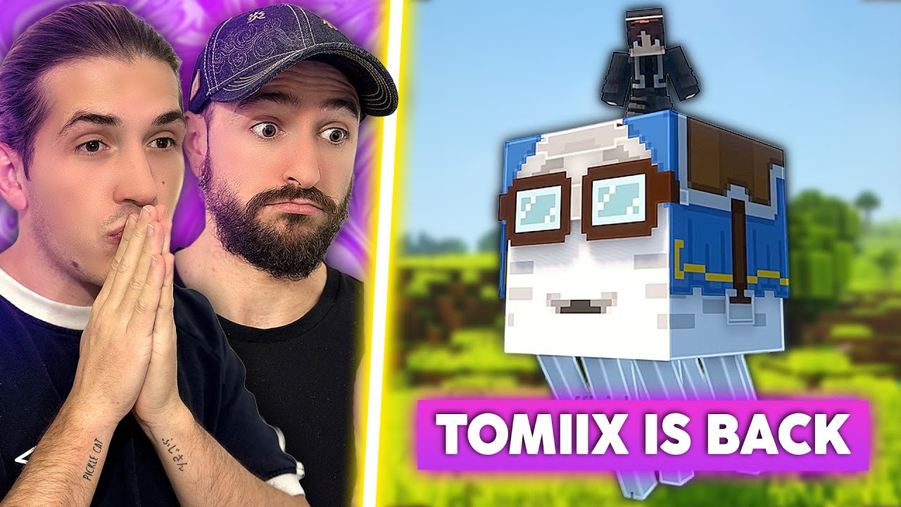 Le BOSS de MINECRAFT est de RETOUR ! (Réact TOMIIX #2) - YouTube