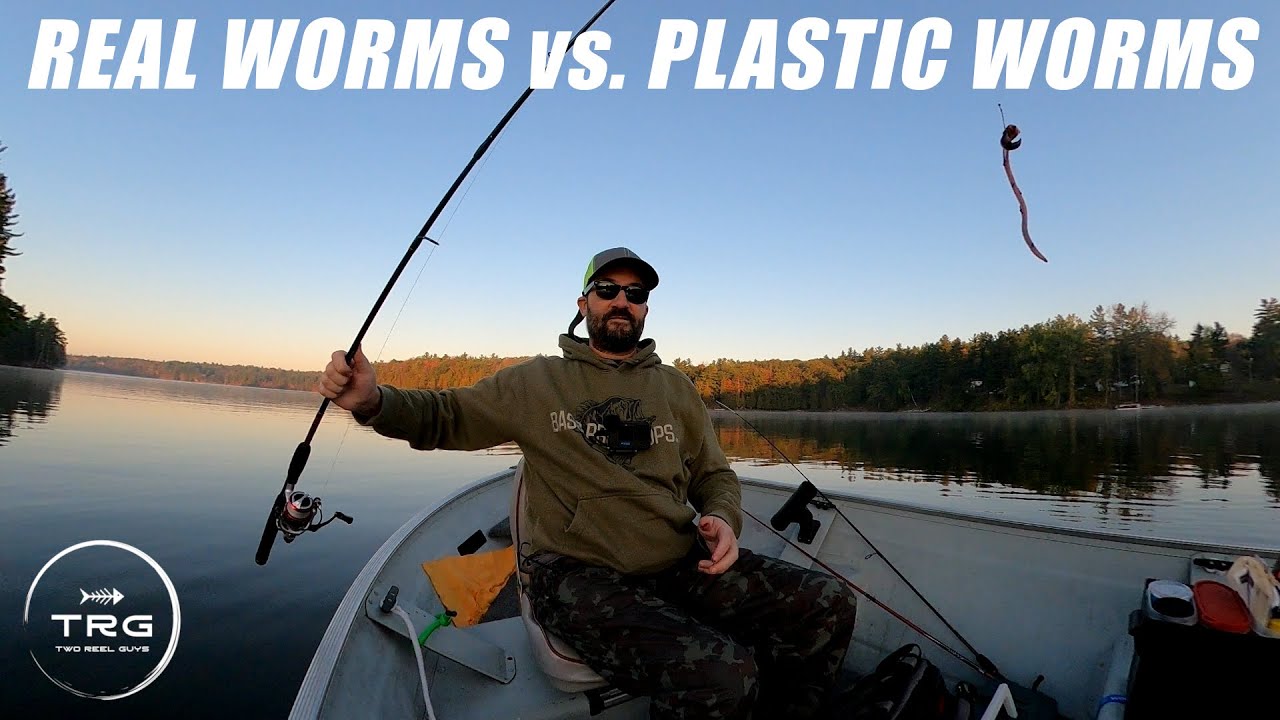 The Two Reel Guys try to find out if REAL worms catch more fish than ...