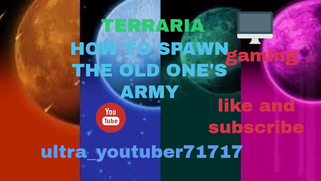 How To Spawn The Old One's Army | terraria - YouTube
