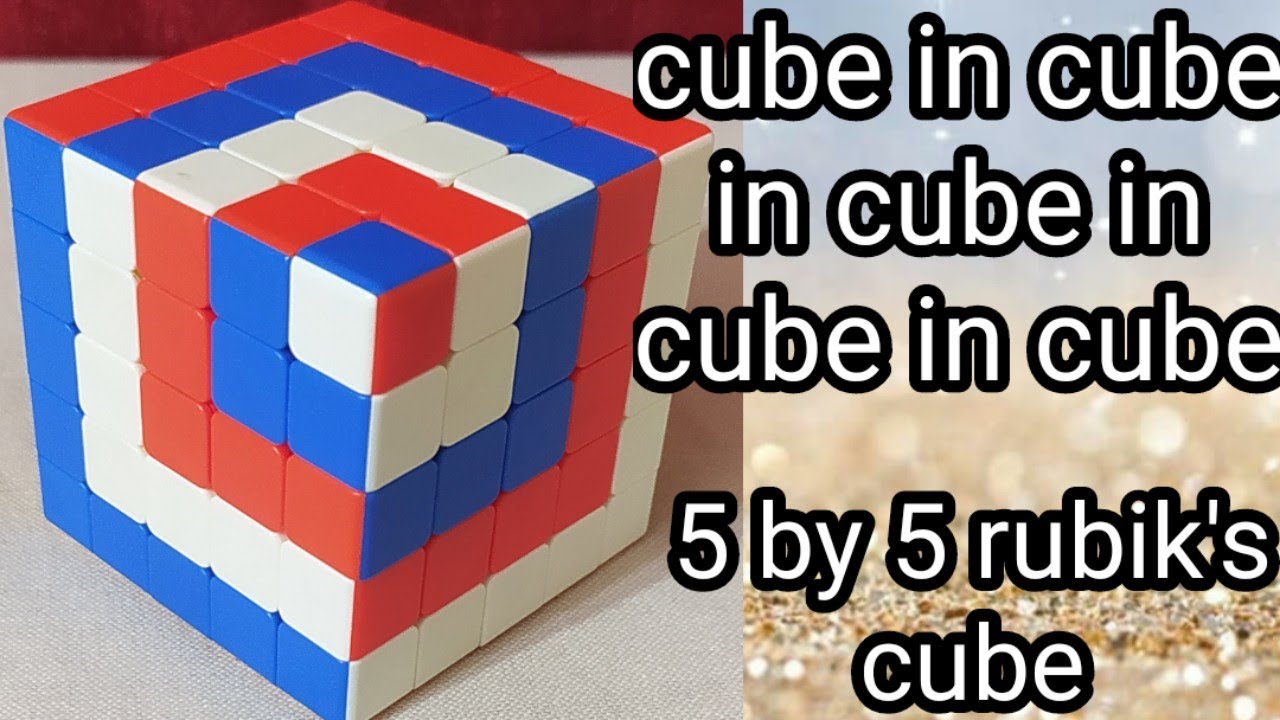 CUBE IN CUBE PATTERN TUTORIAL.... 5 By 5 rubik's cube. #Shorts. - YouTube