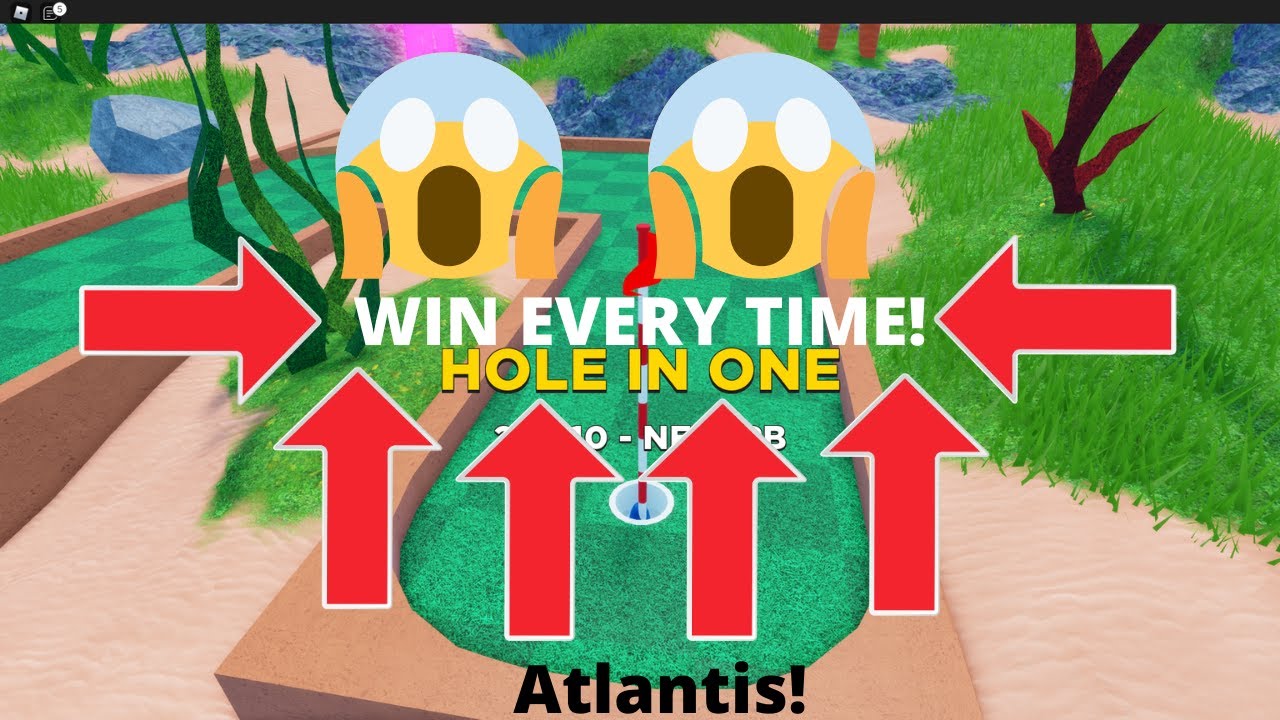 HOW TO WIN *ATLANTIS* EVERY TIME! SUPER GOLF (ROBLOX) - YouTube