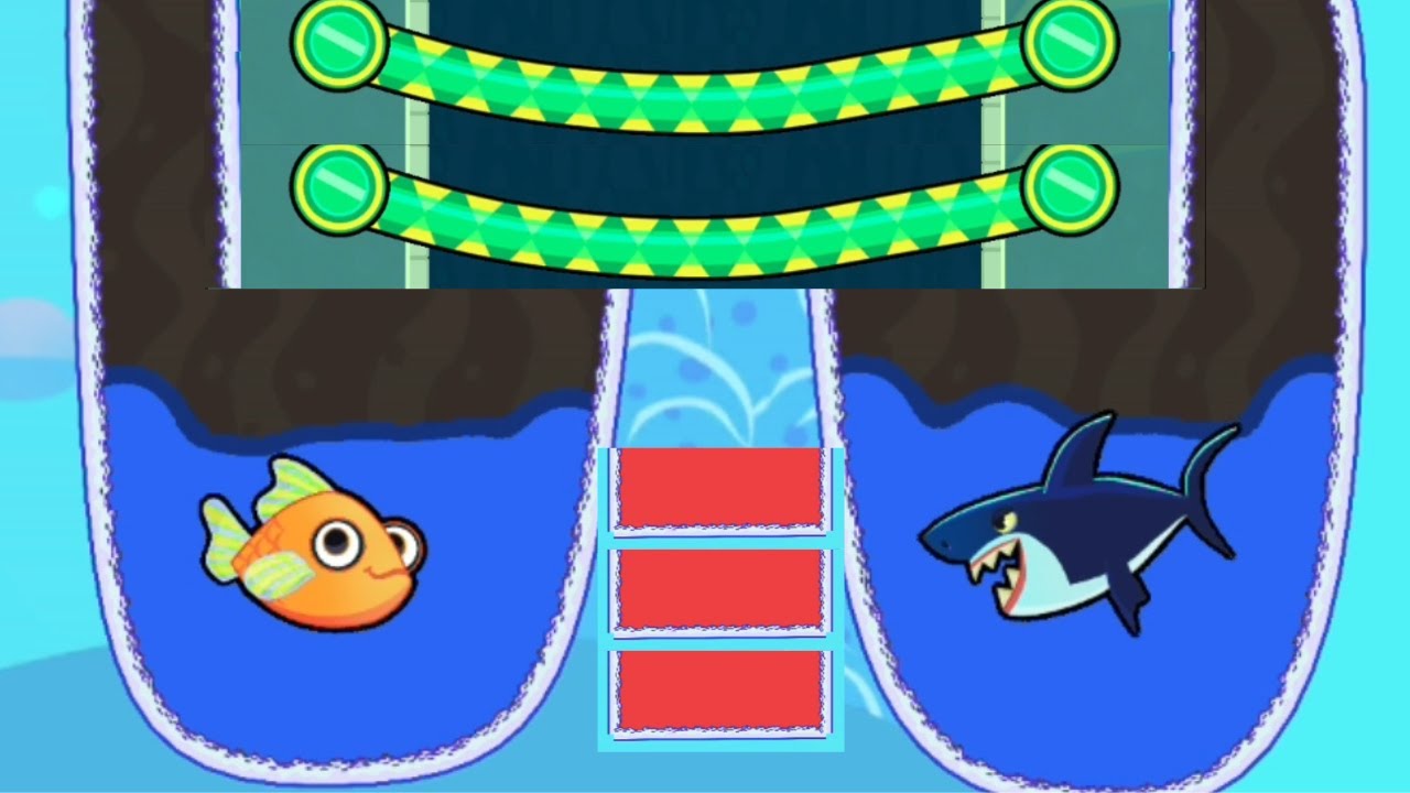 save the fish / pull the pin level android game mobile game save fish pull the pin (tutorial ...