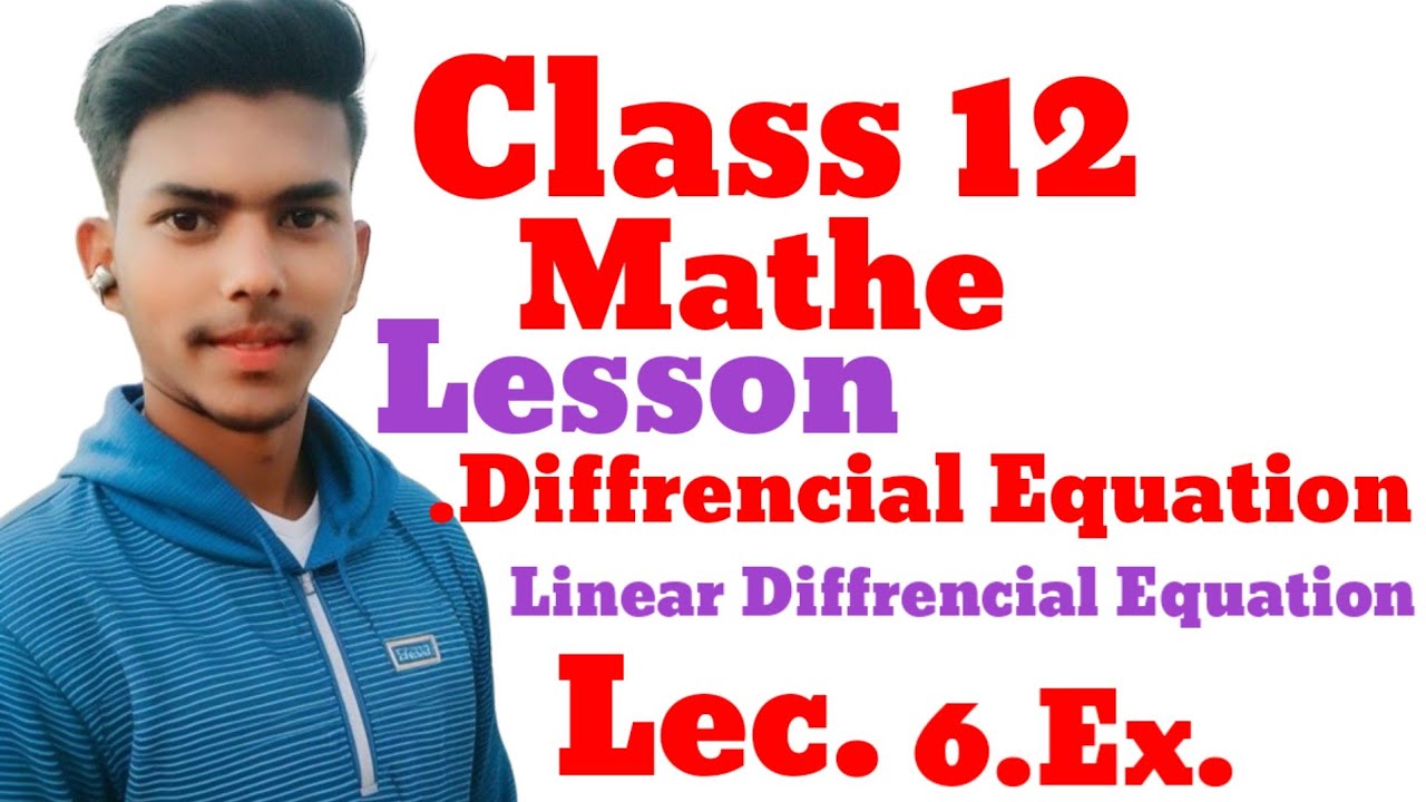 Class 12 Math Linear Diffrencial Equation Example#mathclass #viral - YouTube