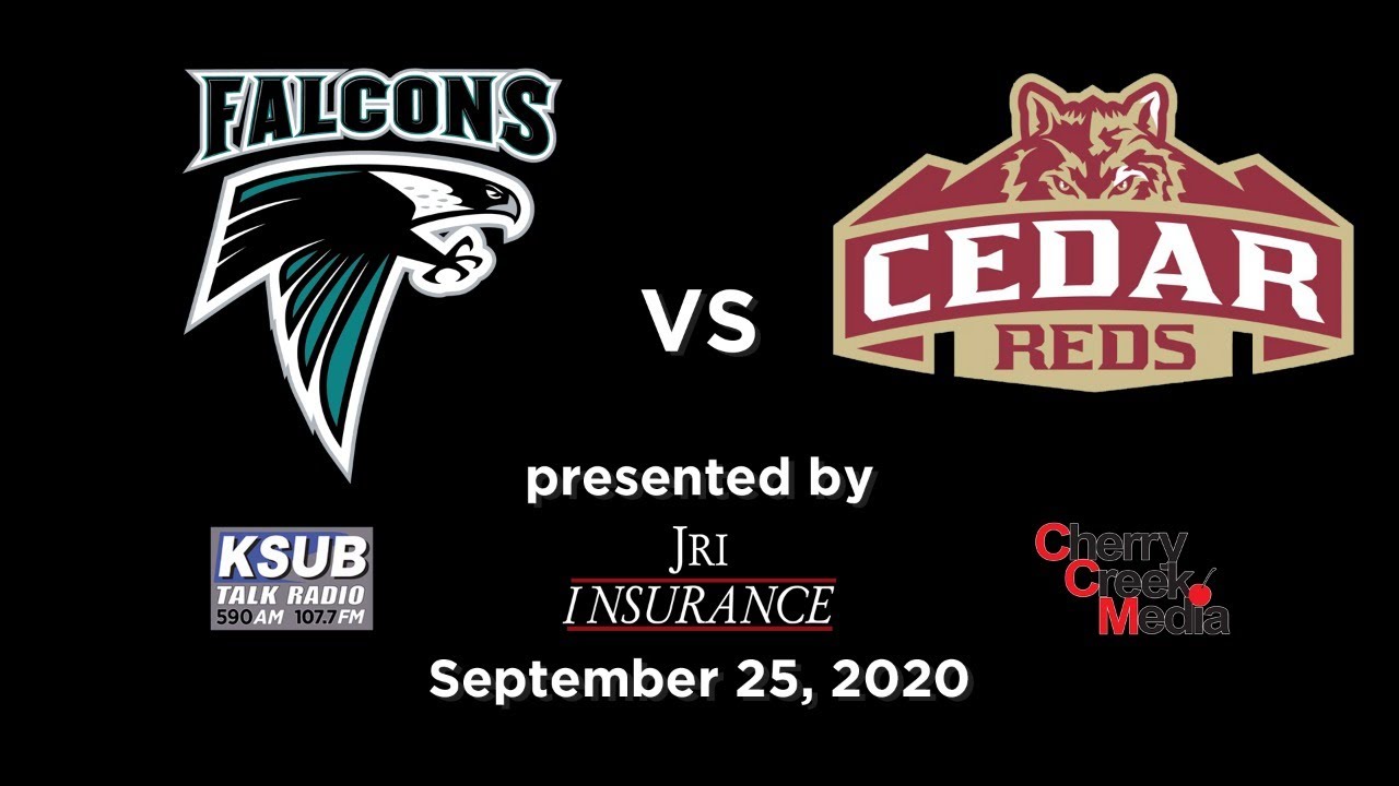 Canyon View Falcons vs Cedar Reds high school football - YouTube
