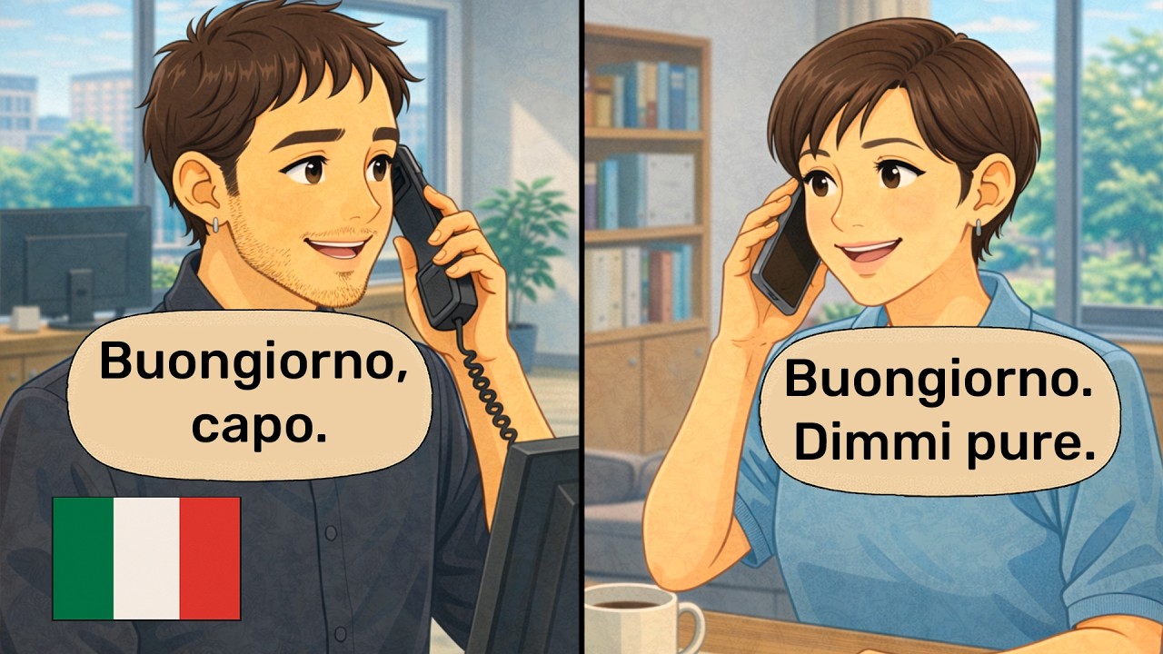 20 Minutes of Simple Italian Dialogues for Beginners | Italian ...