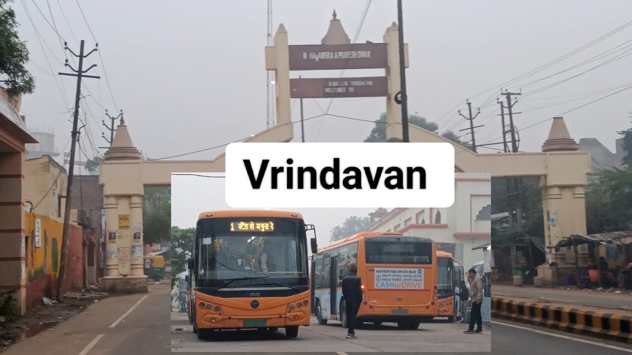 अटल्ला चुंगी से वृंदावन बस स्टैंड Atalla Chungi to Vrindavan Bus Stand ...