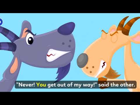 Two stubborn goats #story #youtube 