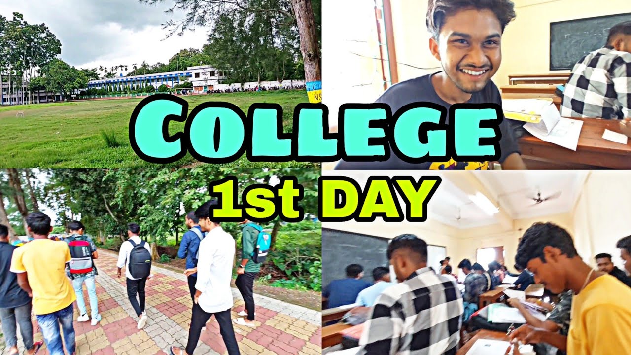 My life First Day of College || College vlog 🤐 - YouTube