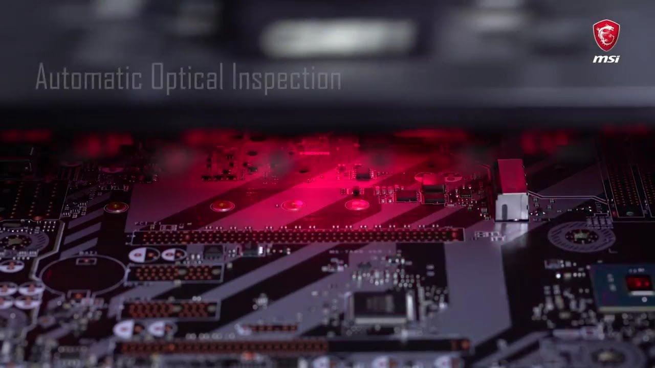 MSI Mainboards - AOI Testverfahren - YouTube