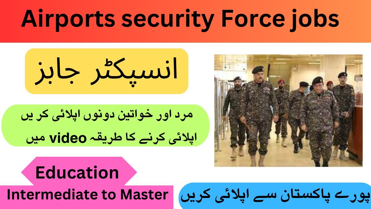 Airport job vacancy 2024 , Airport security inspector job , ASF JOBS ...
