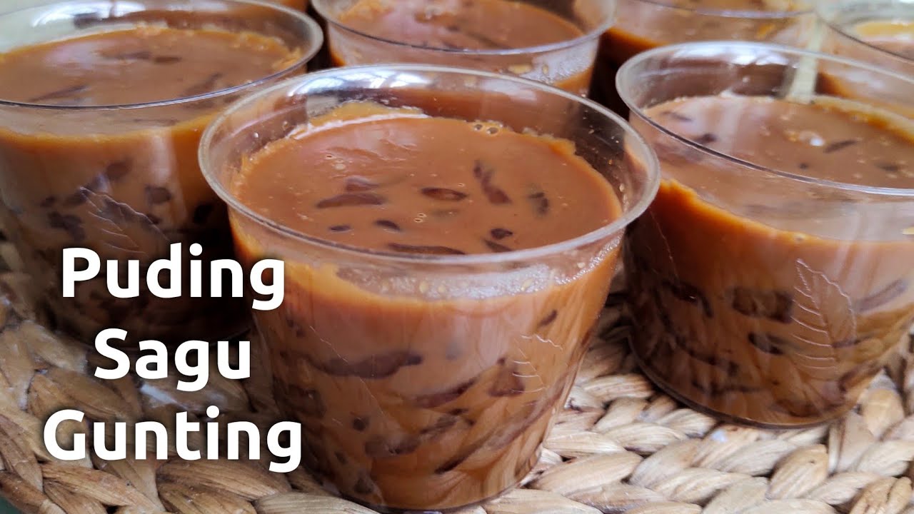 Puding Sagu Gunting - YouTube