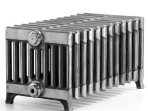 Hand Polished 9 Column Cast Iron Radiator - YouTube