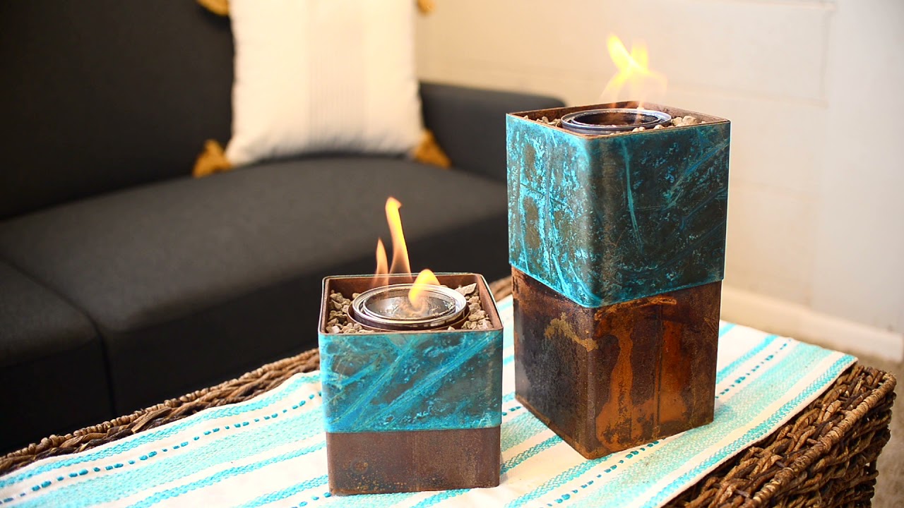 Square Set - Baby Fire Pits - YouTube