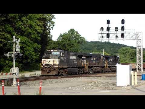 (NS CNO&TP Mainline Railfanning) NS Mixed Freight Northbound W/Shave & Haircut Horn Show! - YouTube