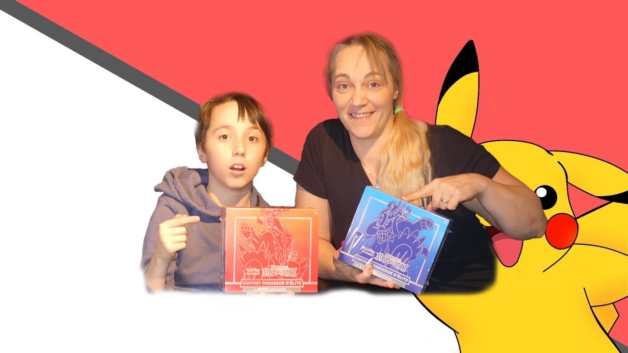 BATTLE D'OUVERTURE DE BOOSTER POKEMON STYLE DE COMBAT (concept MICHOU ...