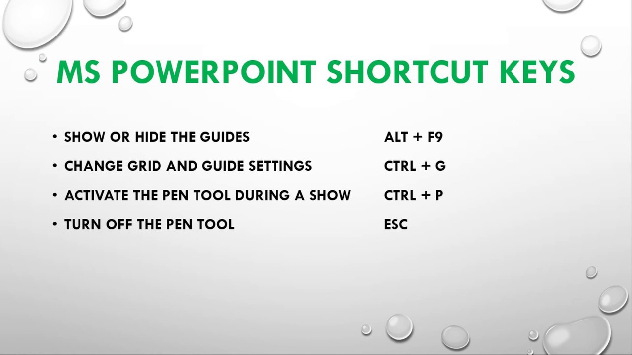 ms powerpoint shortcut keys - YouTube ms powerpoint shortcut keys - YouTube
