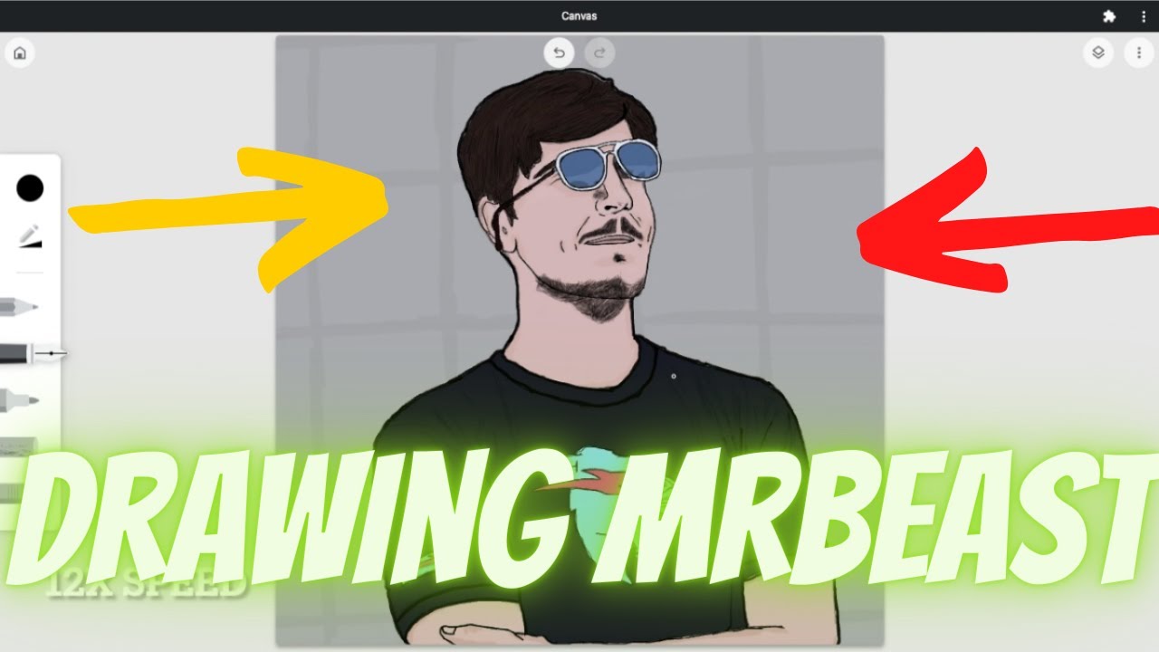 Drawing MrBeast | Jimmy Donaldson | MrBeast part 1 - YouTube