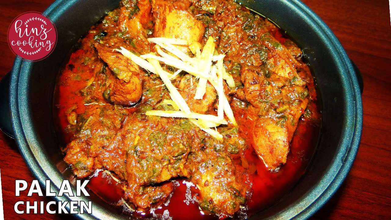 PALAK CHICKEN - Delicious Chicken with Spinach (Pakistani) - Shadiyon ...