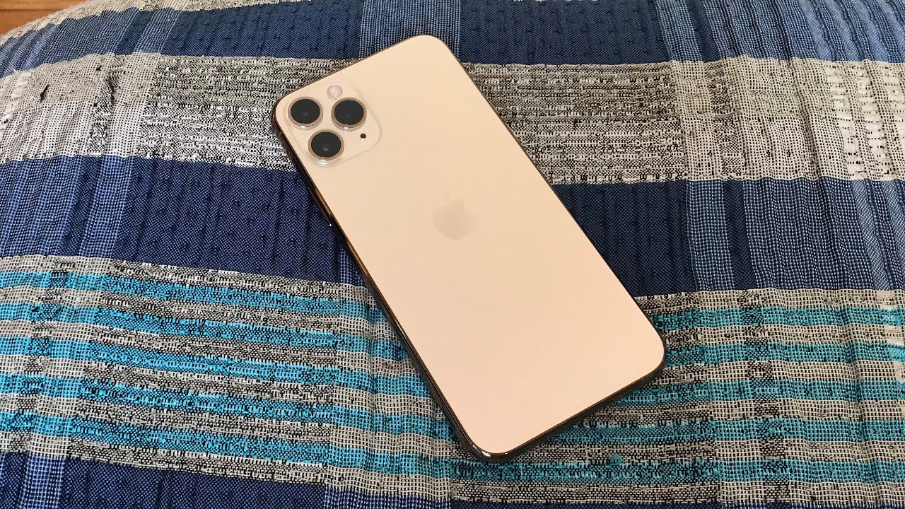 iPhone 11 Pro Gold Unboxing - YouTube