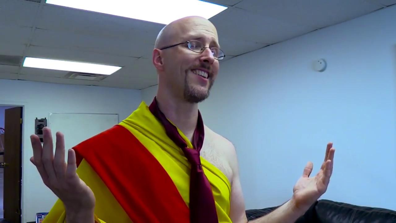 Spongebob sees the Nostalgia Critic bald - YouTube