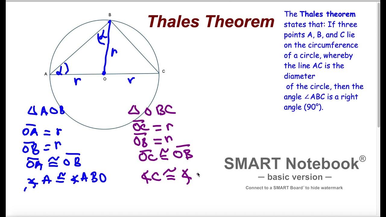 Thales Theorem - YouTube