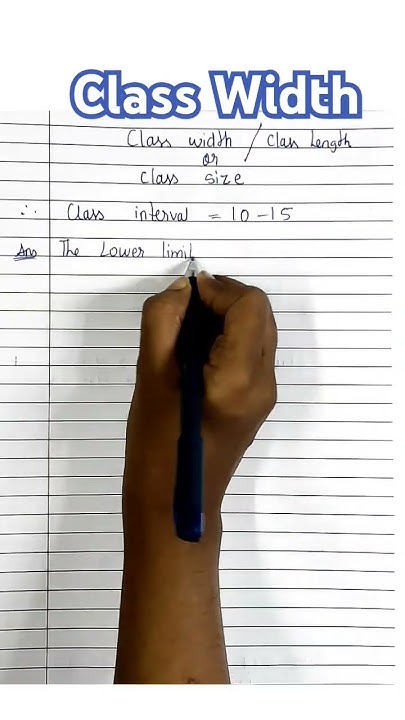 Class Width Class Size|Class Length|Data Handling| Statistics|CBSE|SSC# ...