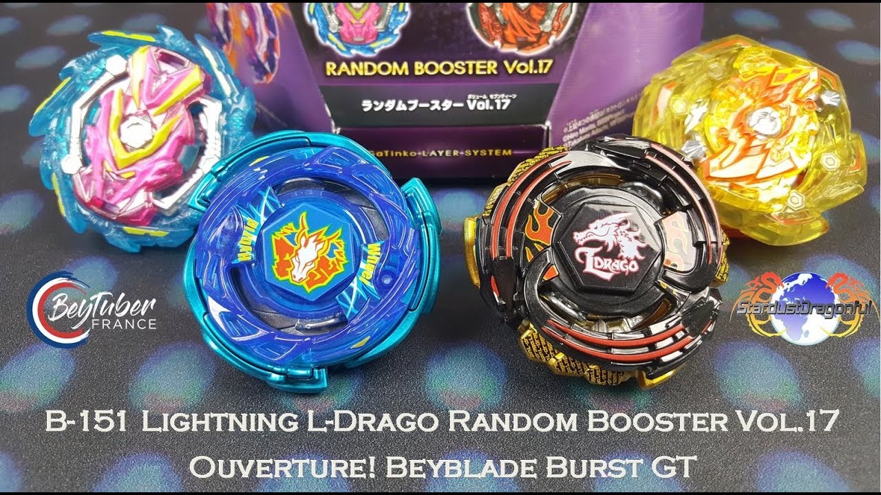 B-151 Lightning L-Drago Random Booster Vol.17 Ouverture! Beyblade Burst ...