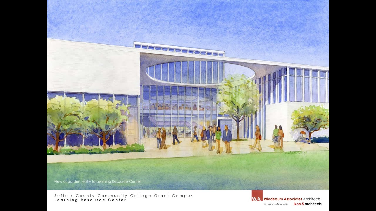 Grant Campus LRC Aerial of Building Site - YouTube