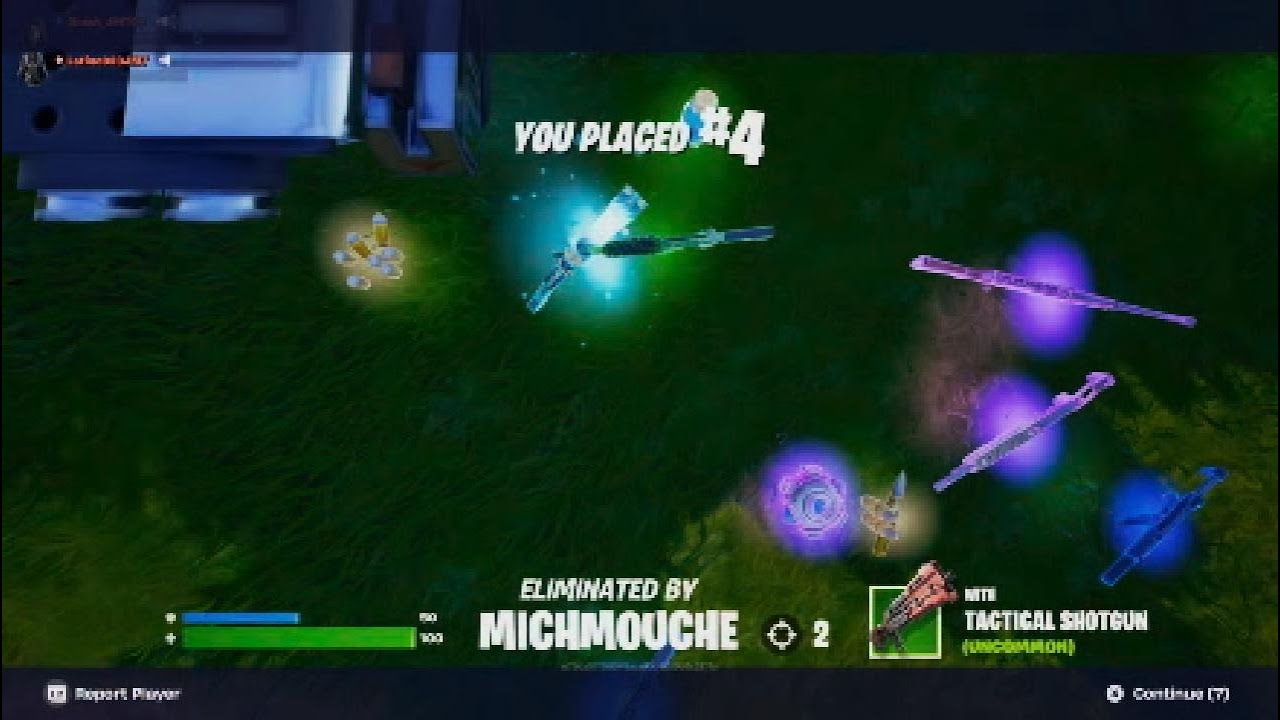 Bad ending in Fortnite reload - YouTube