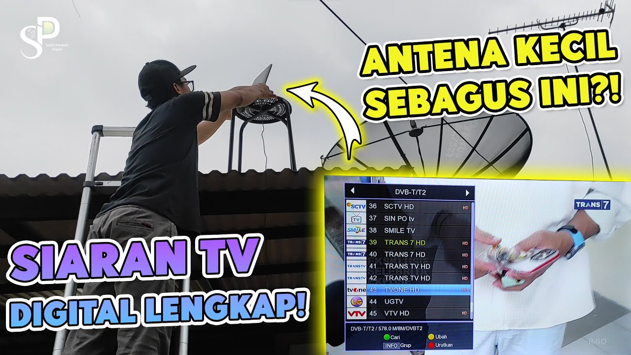 Antena TV Digital Indoor Outdoor Terbaru Dari PX | Review Antena PX DA-6120 - YouTube