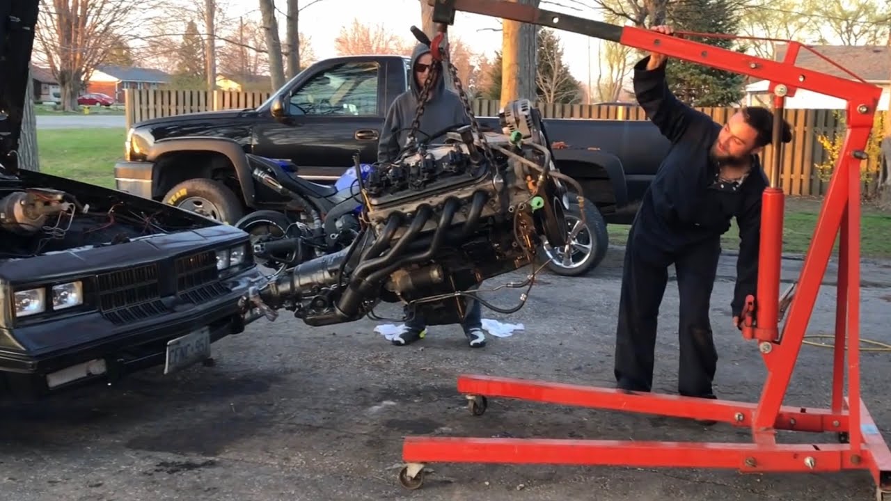 G-Body Cutlass Ls swap! Part 1 - YouTube