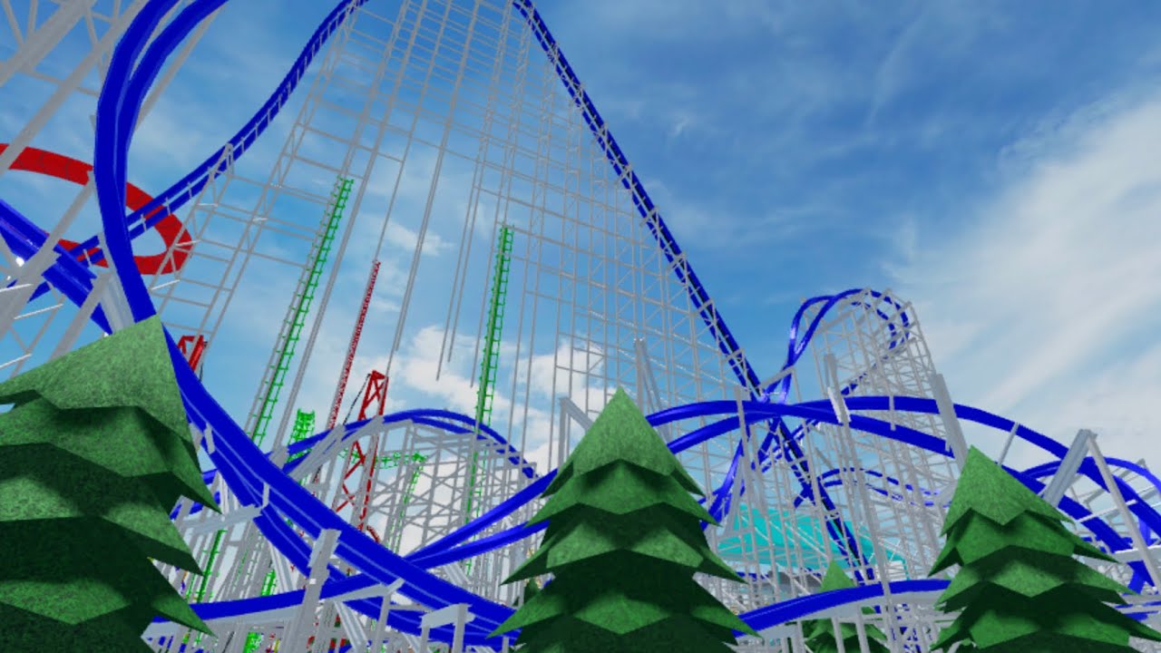 Long & Tall RMC Hybrid Coaster | Theme Park Tycoon 2 - YouTube