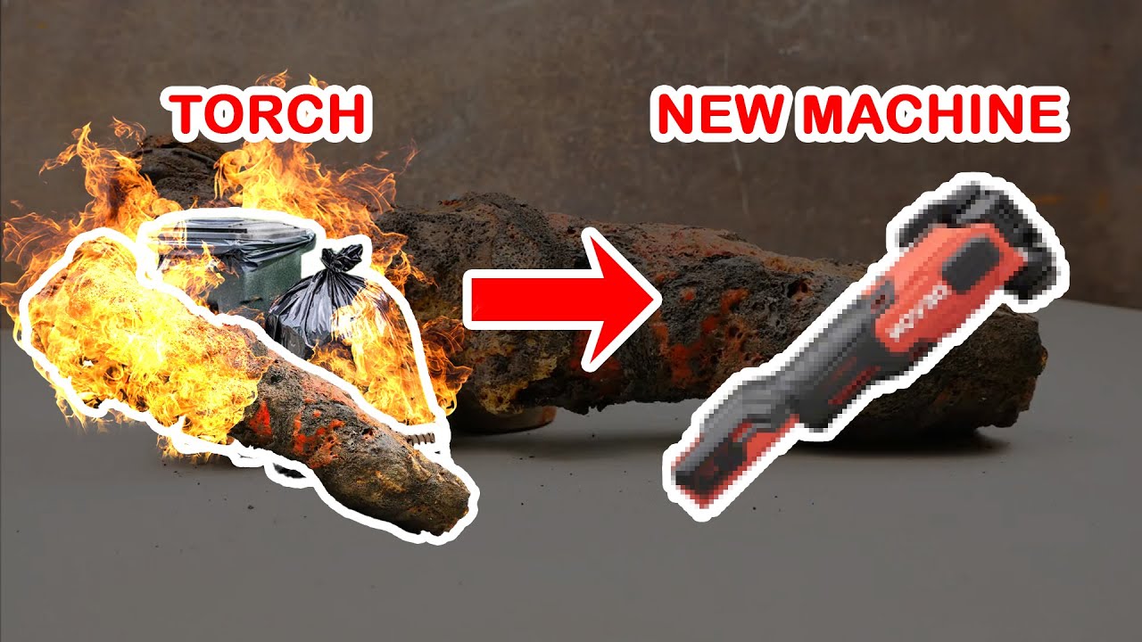 From Burnt to Brand New: Reviving a Charred Handheld Cutter | FIXLAB HUB - YouTube