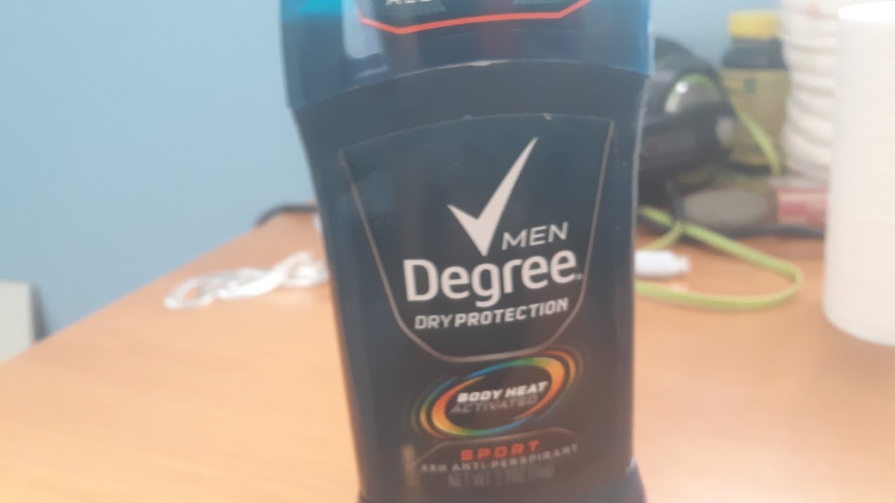 MEN DEGREE DRY PROTECTION DEODORANT REVIEW - YouTube